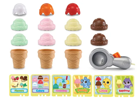 Walmart leapfrog ice cream cart store