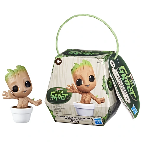 Marvel I Am Groot Mini Figure Collection Potted Groot Figure Groot Action Figure Walmart